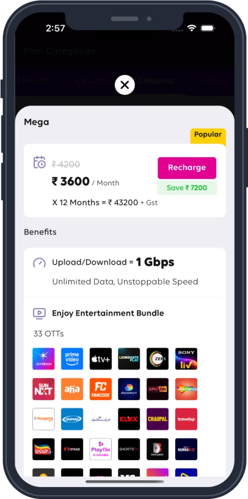 India's Best Broadband Wifi Connection Provider - TATA Play Fiber